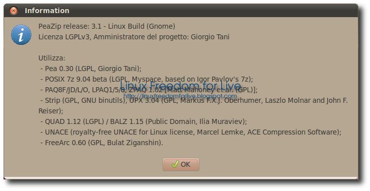 PeaZip Comprimere e Decomprimere i nostri File 3.1 - Linux Freedom